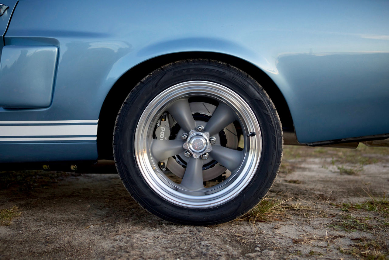 1967 Ford Mustang Shelby GT500 - American Racing CLASSIC TORQ THRUST II - Gray | Wheel Pros